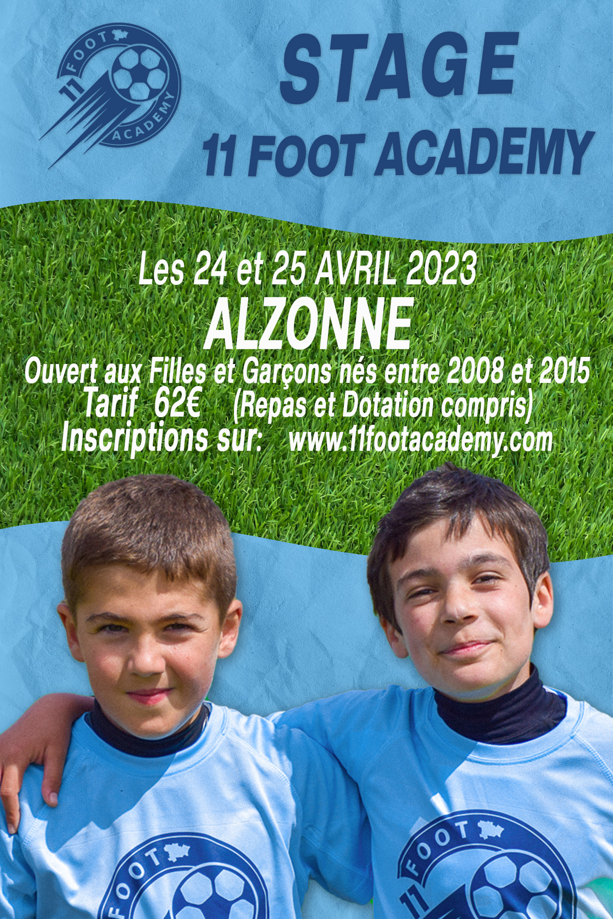 Stage 11 FOOT ACADEY – DISTRICT DE L'AUDE DE FOOTBALL